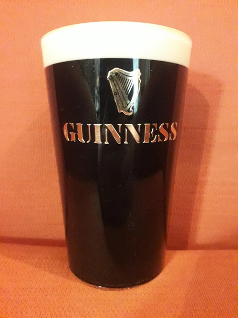 GUINNESS BAR PUMP-TOP illuminating pint glass promotional ornament £40. ...