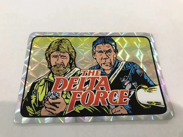 RARE ORIGINAL 80'S The Delta Force Prism Vending Sticker £36.74 ...