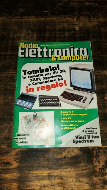 RIVISTA MAGAZINE VINTAGE commodore Amiga MSX Sinclair spectrum giochi ...