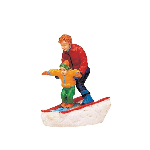 Lemax PÈre Et Fils Que Sciano Father And Son Skiing Code 62169 Eur 13