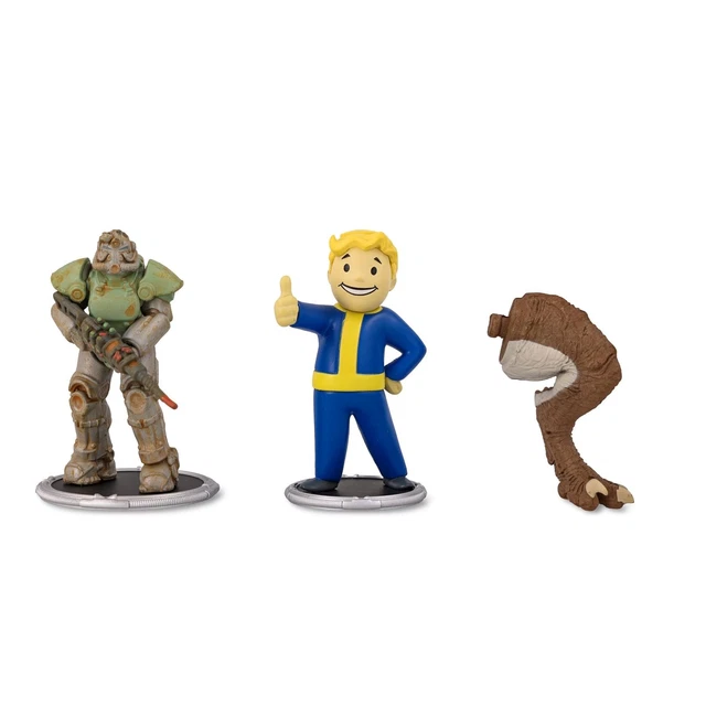 TOYNK FALLOUT T-51 Power Armor and Vault Boy (Classic) 3-Inch Mini ...