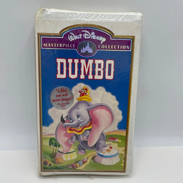 WALT DISNEY DUMBO Masterpiece Collection White Clamshell VHS New Sealed ...