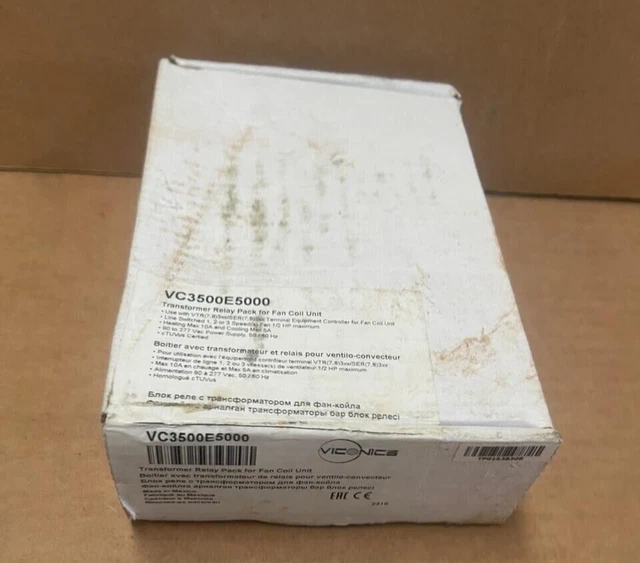 VICONICS - VC3500E5000 - Transformer Relay Pack for Fan Coil Unit EUR ...