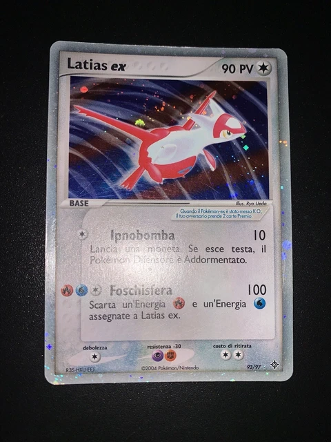 LATIAS EX CARTA POKEMON Italiano Ita Ex Drago 93/97 Ultra Rare EUR 29 ...