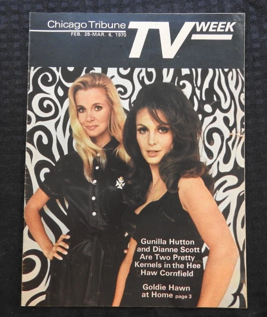 TV WEEK RÉGIONAL Guide 1970 " Hee Haw " Gunilla Hutton Dianne Scott ...