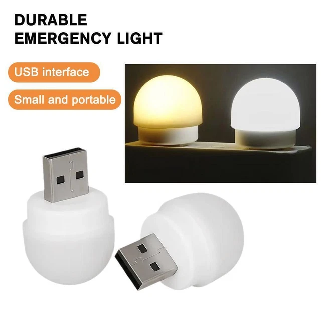 USB PLUG LAMP Mini LED Night Light Power Bank Charging Lamps' Book ...