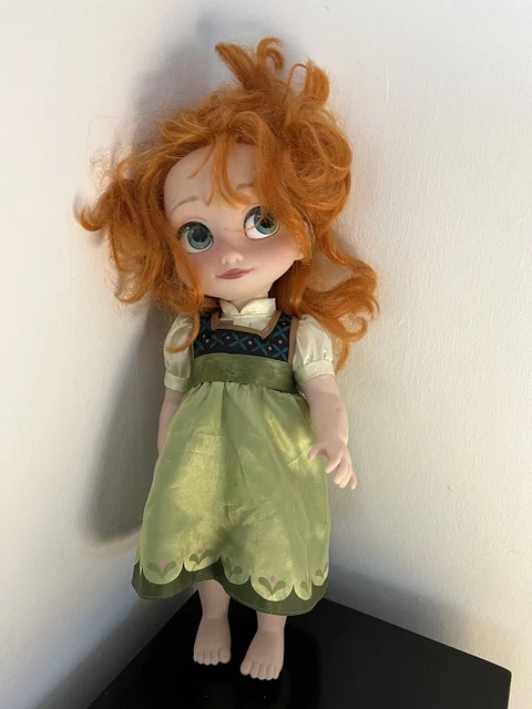 DISNEY STORE ANIMATORS Collection Frozen First Ed Anna 15" 39cm Doll ...
