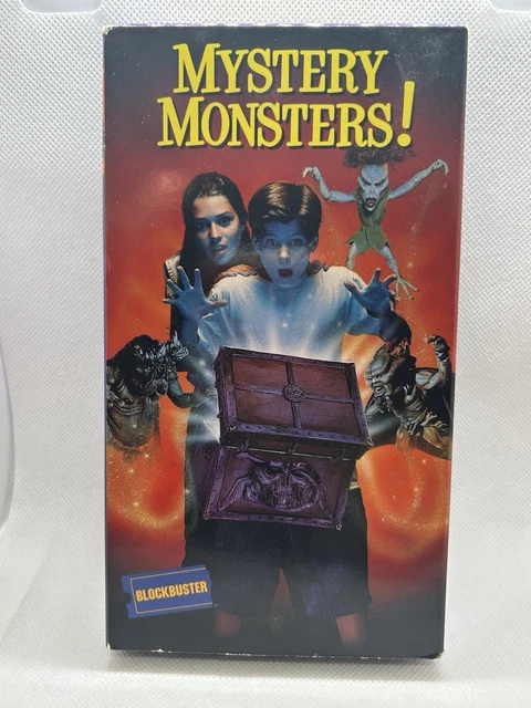 MYSTERY MONSTERS! BLOCKBUSTER Video Release 1996 (VHS) Clamshell Case £ ...