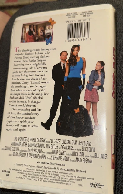 LIFE-SIZE (VHS, 2000) Disney Lindsay Lohan Tyra Banks Clamshell £16.88 ...