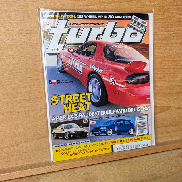 TURBO & HIGH-TECH Performance Magazine September 2000 Mazda RX-7 MINT ...