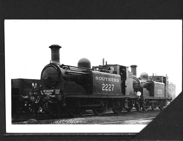 SOUTHERN RAILWAY - D1 Class 0-4-2T No. 2227 @ Newhaven -Vintage Image ...
