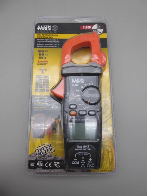 #B KLEIN TOOLS CL800 Digital Clamp Meter £100.00 - PicClick UK