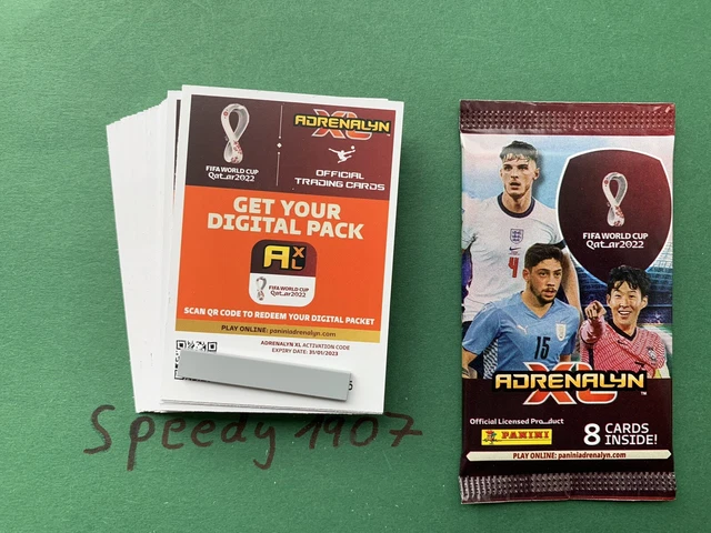 PANINI FIFA WORLD Cup Qatar 2022 Digital Pack 50 Unused XL Activation ...