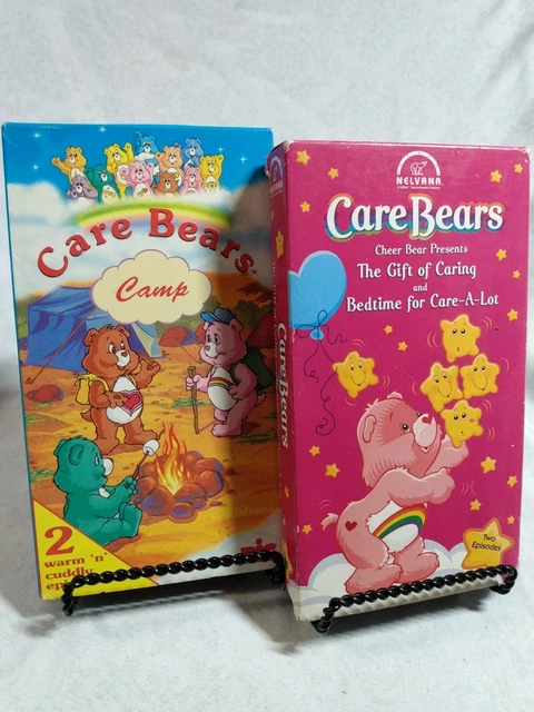CARE BEARS THE Gift Of Caring And Bedtime For Care-a-lot VHS AND Care ...