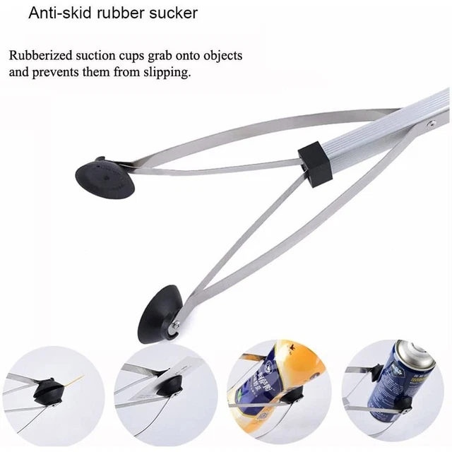 LONG ARM CLAW Trash Garbage Picker Telescopic Extender Gripper Tool ...