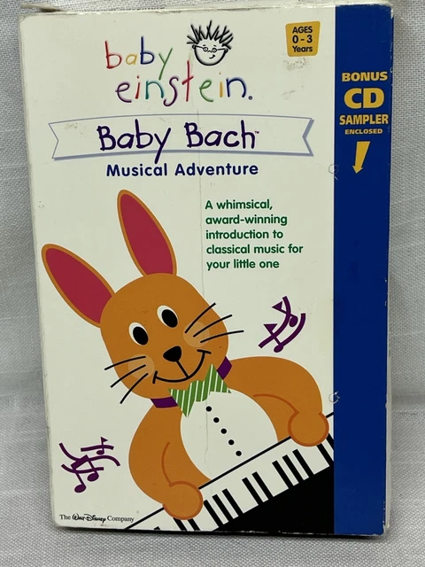 BABY EINSTEIN BABY BACH Musical Adventure VHS Video Tape 2002 Walt ...