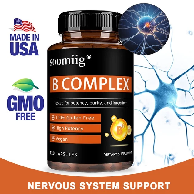 B COMPLEX CAPSULES - promote energy synthesis - cell activity - immune ...