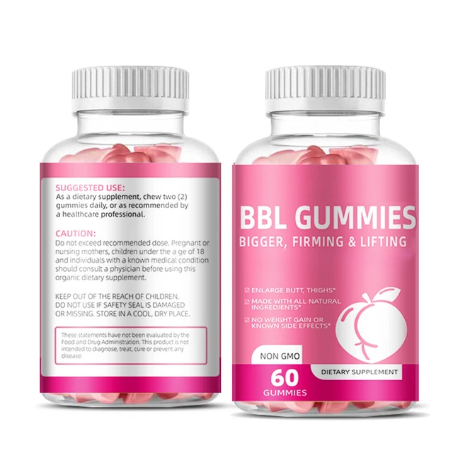 WOMEN'S BUTT LIFT Gummies All Natural BBL GUMMIES 60 Gummies £15.00 ...