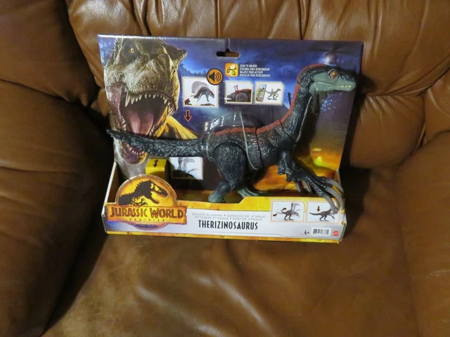 MATTEL JURASSIC WORLD Dominion Sound Slashing Therizinosaurus EUR 52,37 ...