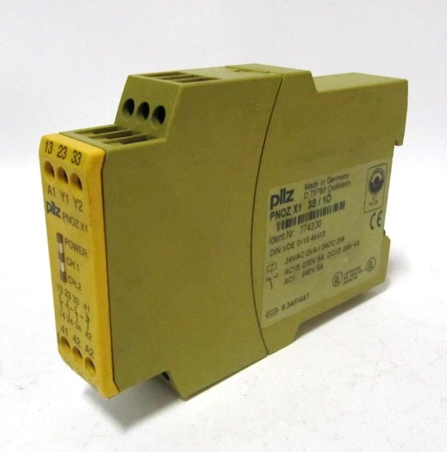 PILZ SAFETY RELAY Module PNOZ X1 $19.99 - PicClick