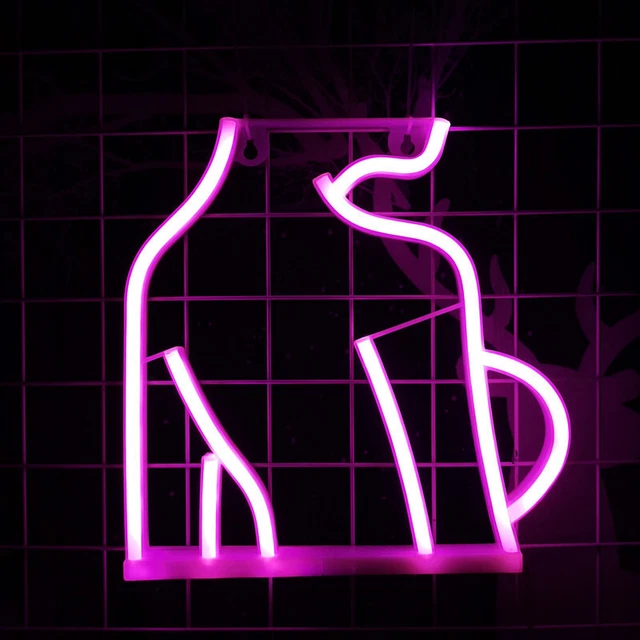 LADY BACK GIRLS Woman Body Chest Neon Sign LED Night Light Club Hotel ...