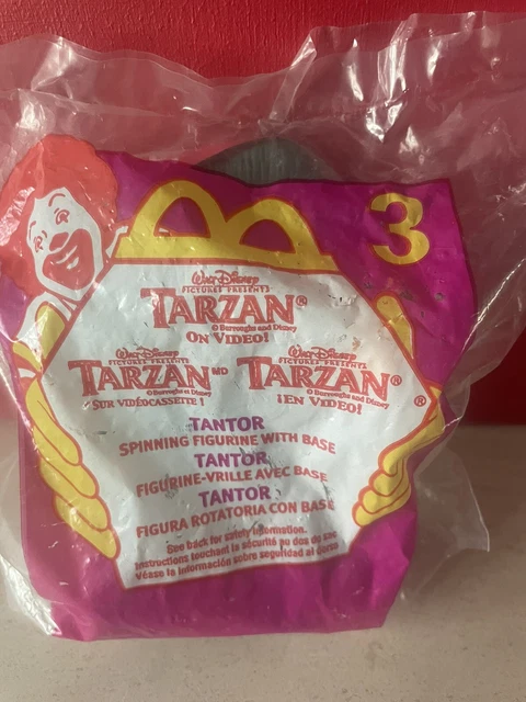 MCDONALDS WALT DISNEY Tarzan Happy Meal, Tantor#3, Spinning Figurine ...