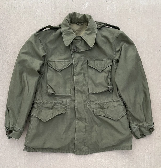 VINTAGE 1940S WW2 U.S. Army M1943 Field Jacket M43 Size 36 R £143.21 ...