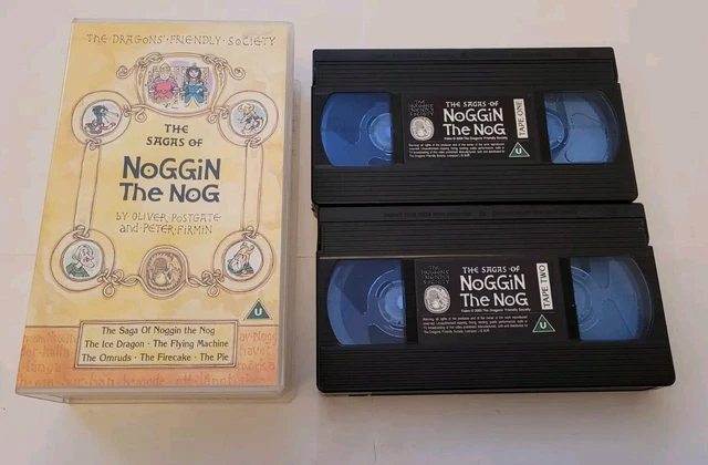 THE SAGAS OF Noggin The Nog - Ice Dragon Flying Machine Omruds VHS £49. ...