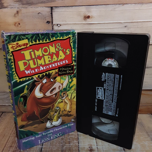 TIMON AND PUMBAA’S Hangin’ With Baby VHS Used Disney Wild Adventures $8 ...