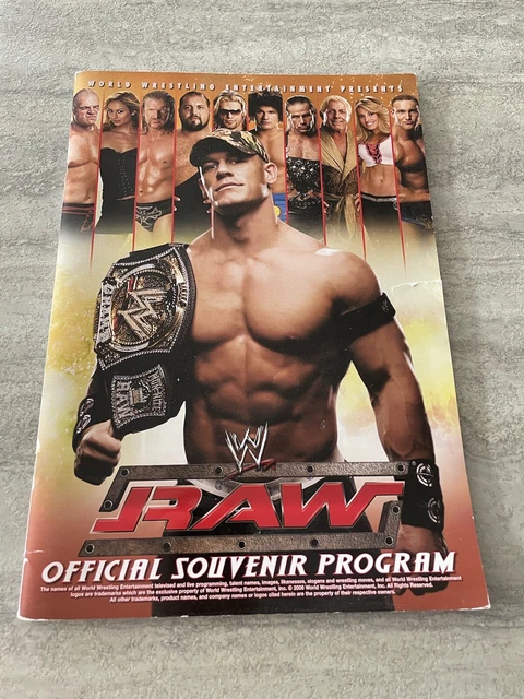 WWE MAGAZINE ~ 2006 Official Souvenir Program John Cena Poster $24.99 ...