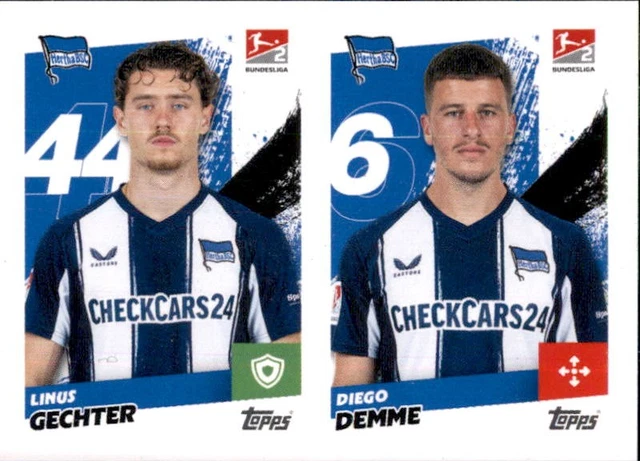 TOPPS BUNDESLIGA 2025/2026 Sticker 302 - Linus Gechter / Diego Demme ...