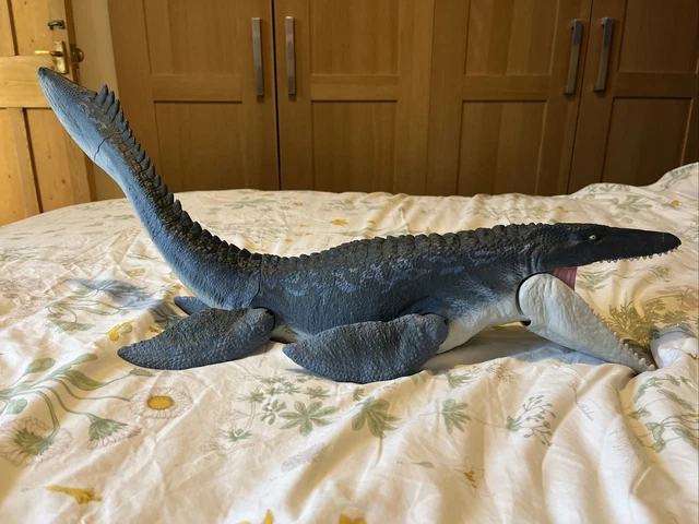 JURASSIC WORLD SUPER Colossal Mosasaurus Action Figure Huge Moving ...