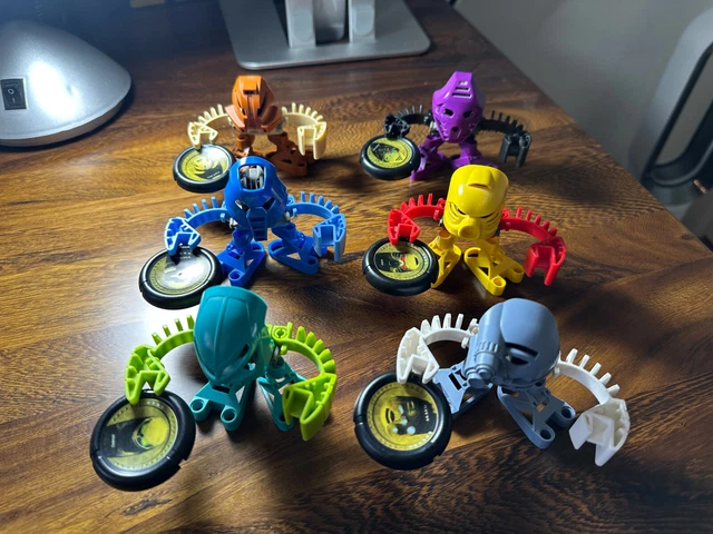 LEGO TECHNIC BIONICLE Tohunga Huki Jala Kongu Maku Matoro Onepu with ...