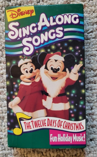 DISNEY SING ALONG Songs Twelve Days of Christmas 1993 VHS £8.32 ...