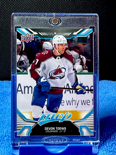 DEVON TOEWS 2022-23 pont supérieur hockey MVP #81 Colorado Avalanche ...