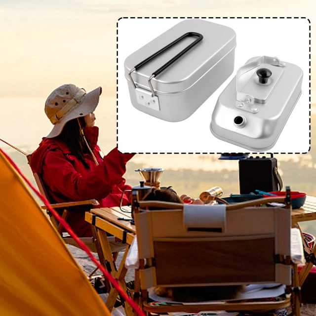 COMPACT AND VERSATILE Cooking Box and Water Kettle Set for Camping and ...