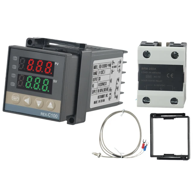 ADVANCED TEMPERATURE CONTROL with REXC100 Controller and K Thermocouple ...