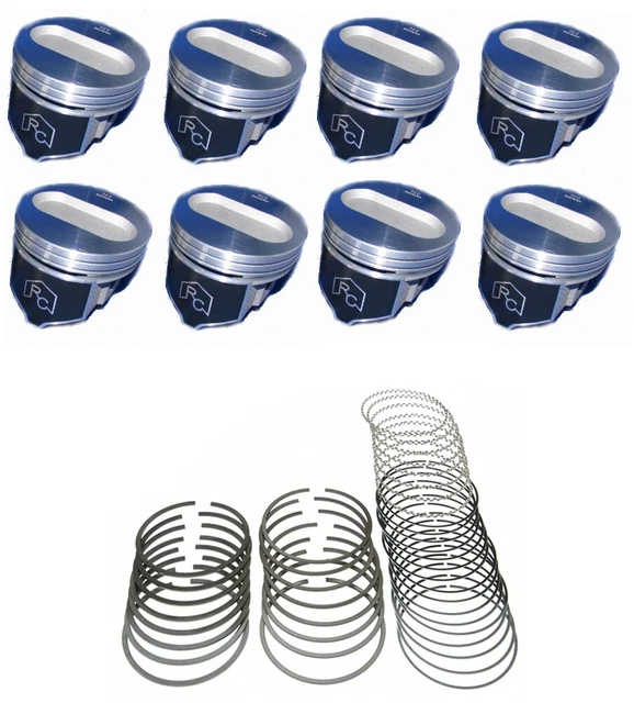 PISTONS SET/8 W/PINS+RINGS for 1964-1967 Cadillac 429 V8 .060 bore $908 ...