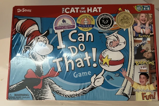 DR SEUSS THE CAT IN THE HAT I CAN DO THAT GAME preschool $29.95 ...