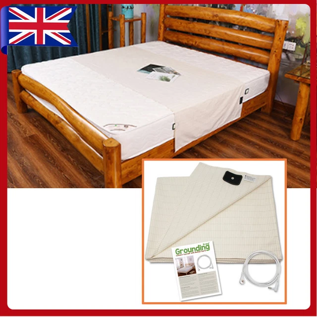 BED EARTHING SHEET Grounding Sheet Mat & Conductive Copper Cord + UK ...