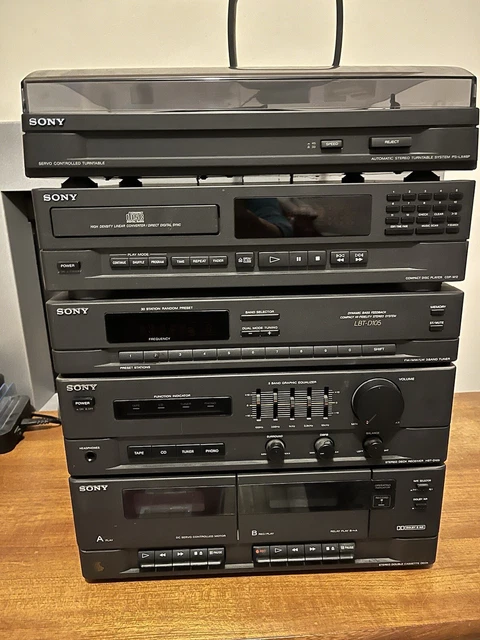 SONY HIFI STEREO System LBT-D105 With Turntable, CD player, Tuner £15. ...