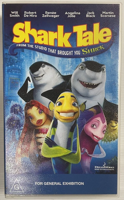 SHARK TALE ROBERT De Niro VHS Cassette Tape PAL Clear Small Box G ...