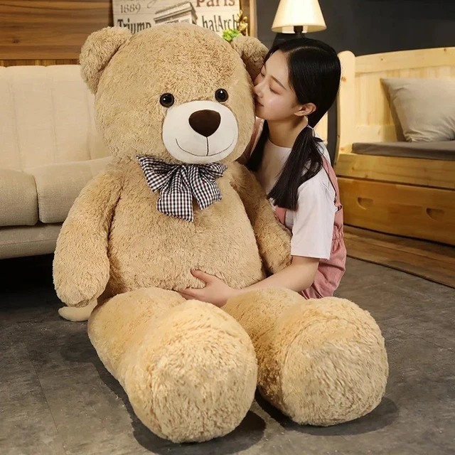 2025 GIANT Soft Teddy Bear Plush Toy White Pink Brown Super Big Hug ...