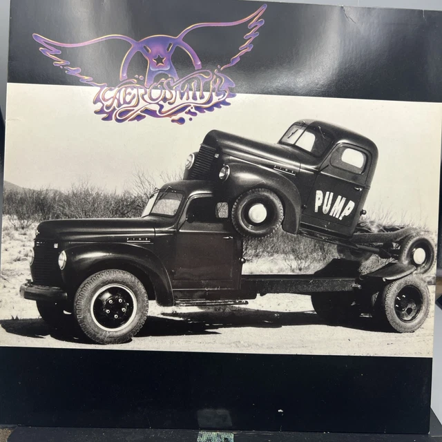 AEROSMITH PUMP - EX original vinyl LP 1A 1B Cleaned Tested German Press ...