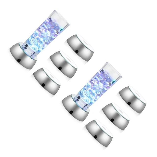 8 PCS FASHION LED Light Bases Led Display Lamp Bases Show Stands ...
