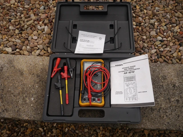 ROBIN AR4012 DIGITAL Multimeter Automotive/Vehicle Functions - testing ...