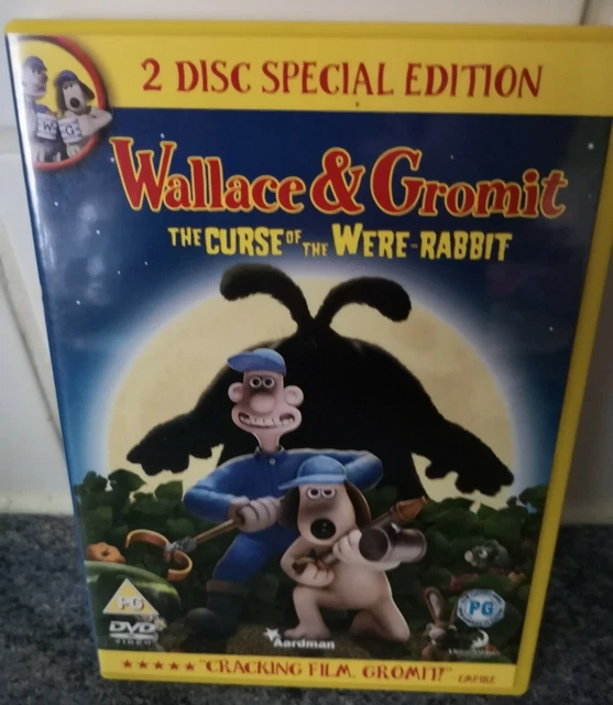 WALLACE & GROMIT: The Curse of the Were-Rabbit DVD (2006) £1.99 ...