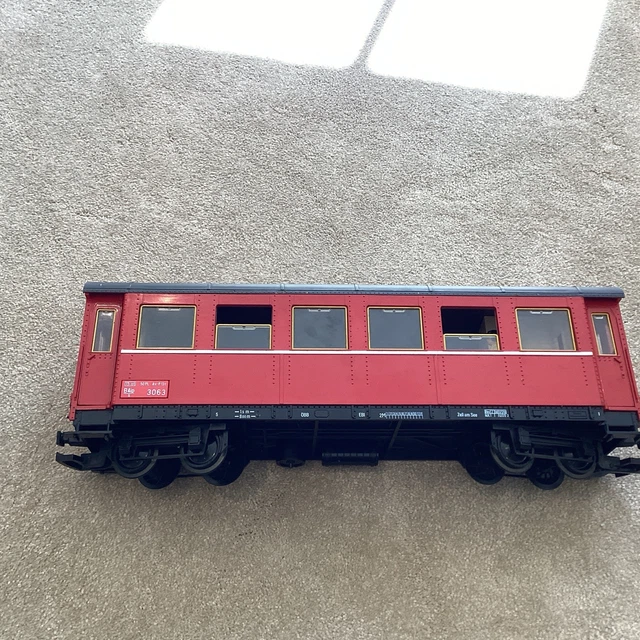 LGB 3063 OBB Red 4 Axle Coach £78.68 - PicClick UK