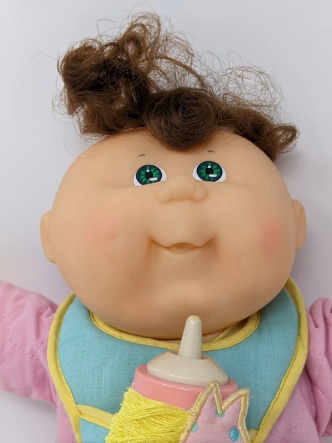 CABBAGE PATCH SIPPIN Baby Bottle Vtg OK Factory Cornsilk Doll Sipping ...