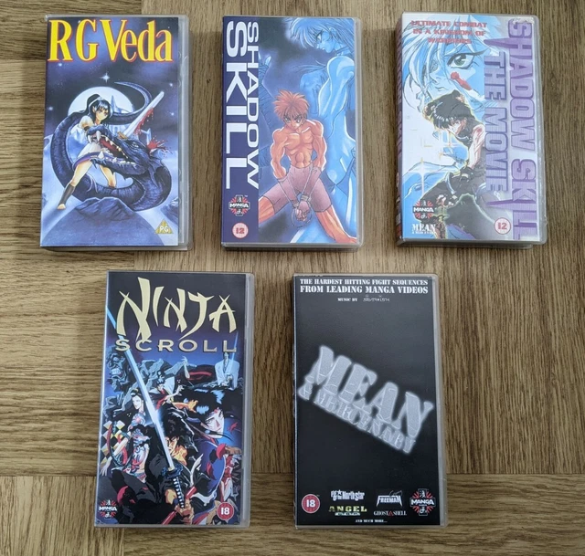 RARE MANGA VHS Bundle X5 VHS bundle EUR 35,58 - PicClick FR
